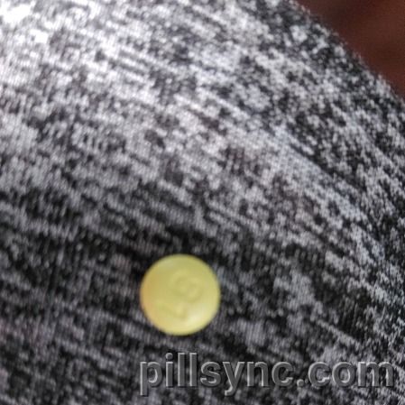 round yellow 81 - Likely Aspirin 81 mg Pill Images